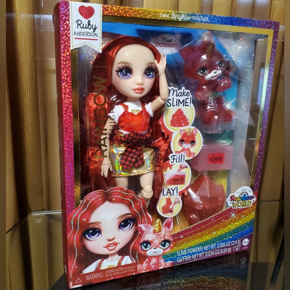 MGA Entertainment | Toys | Rainbow High Ruby Anderson Doll Red With Yeti Pet | Poshmark
